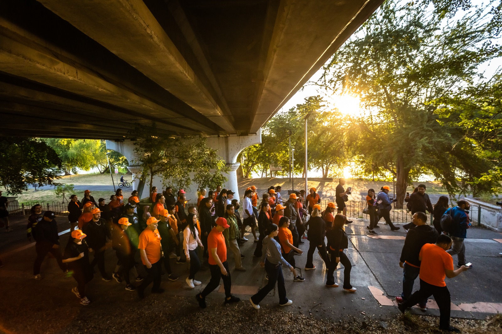 Dan el banderazo inicial de la caminata naranja en Sinaloa
